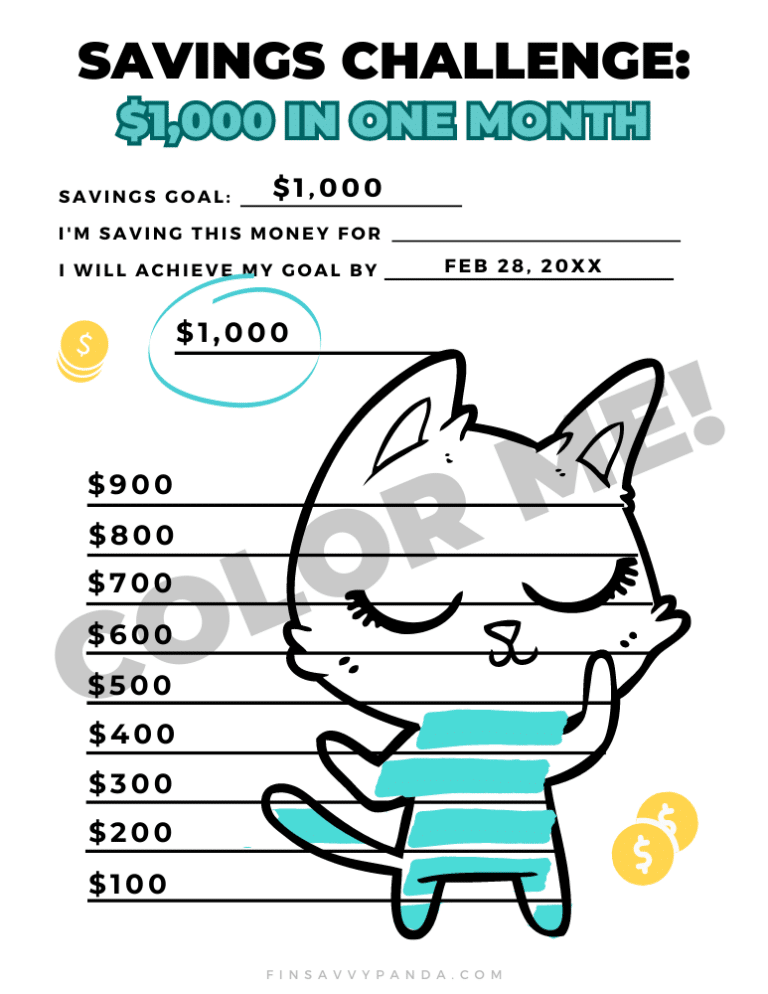 How To Save $1,000 A Month (Fast and Practical Ways) - FinSavvy Panda